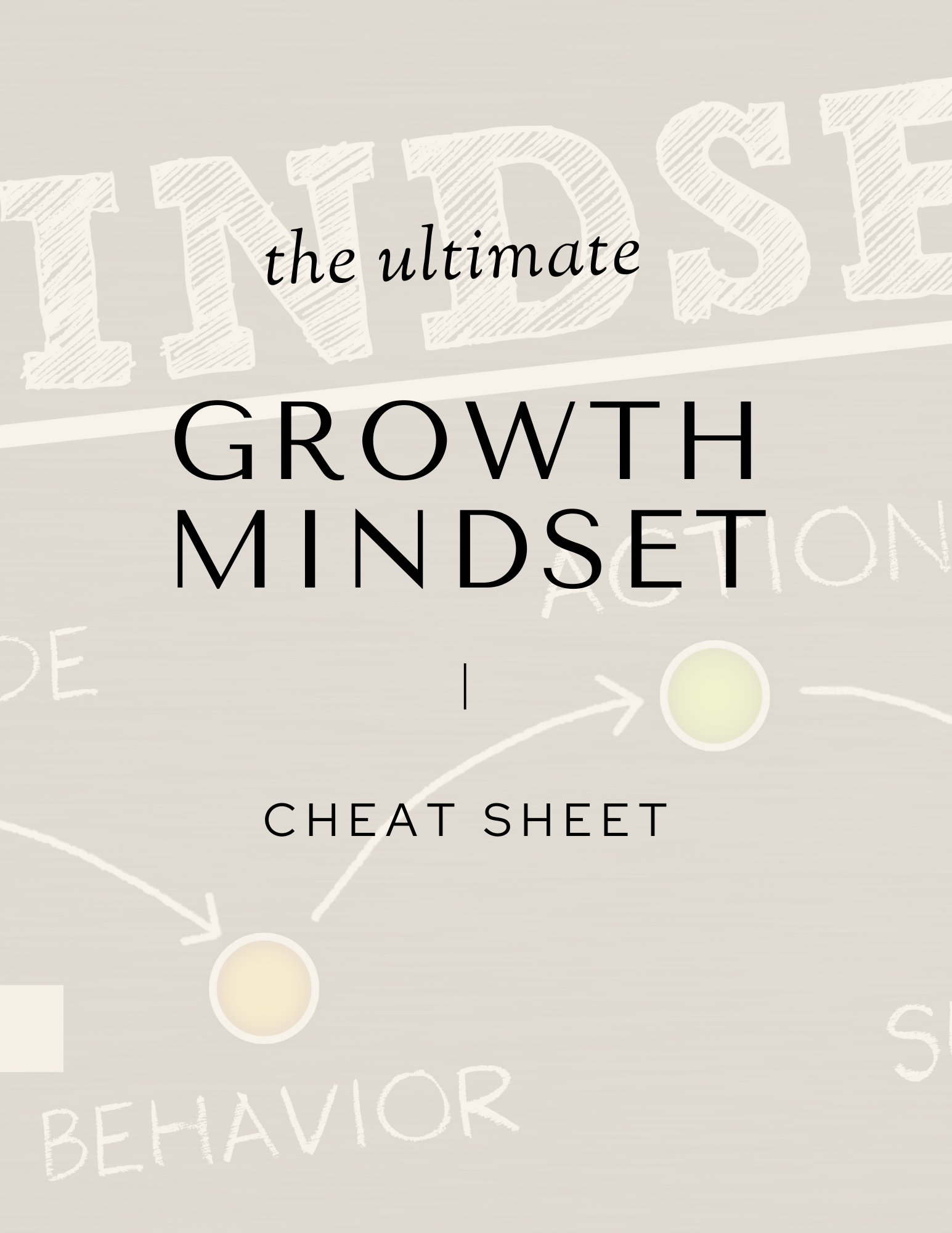 The Growth Mindset Cheat Sheet – 7Shades Aesthetics